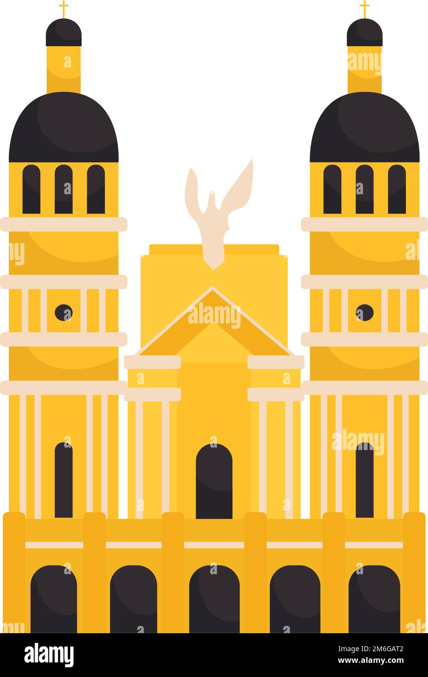 Religious building facade Stock Vector Images - Alamy