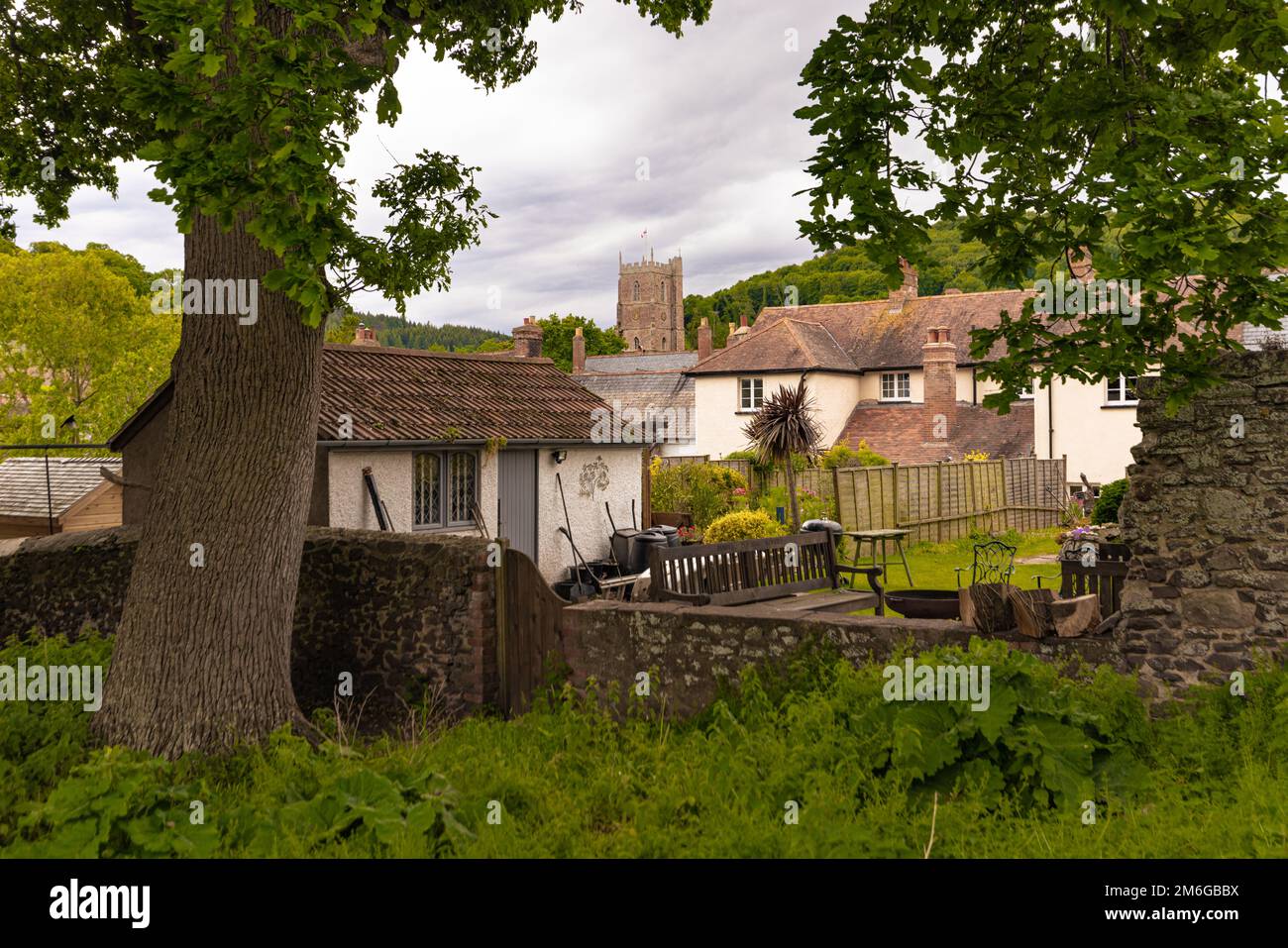 Dunster - May 29 2022: The old rural town of Dunster, England Stock ...