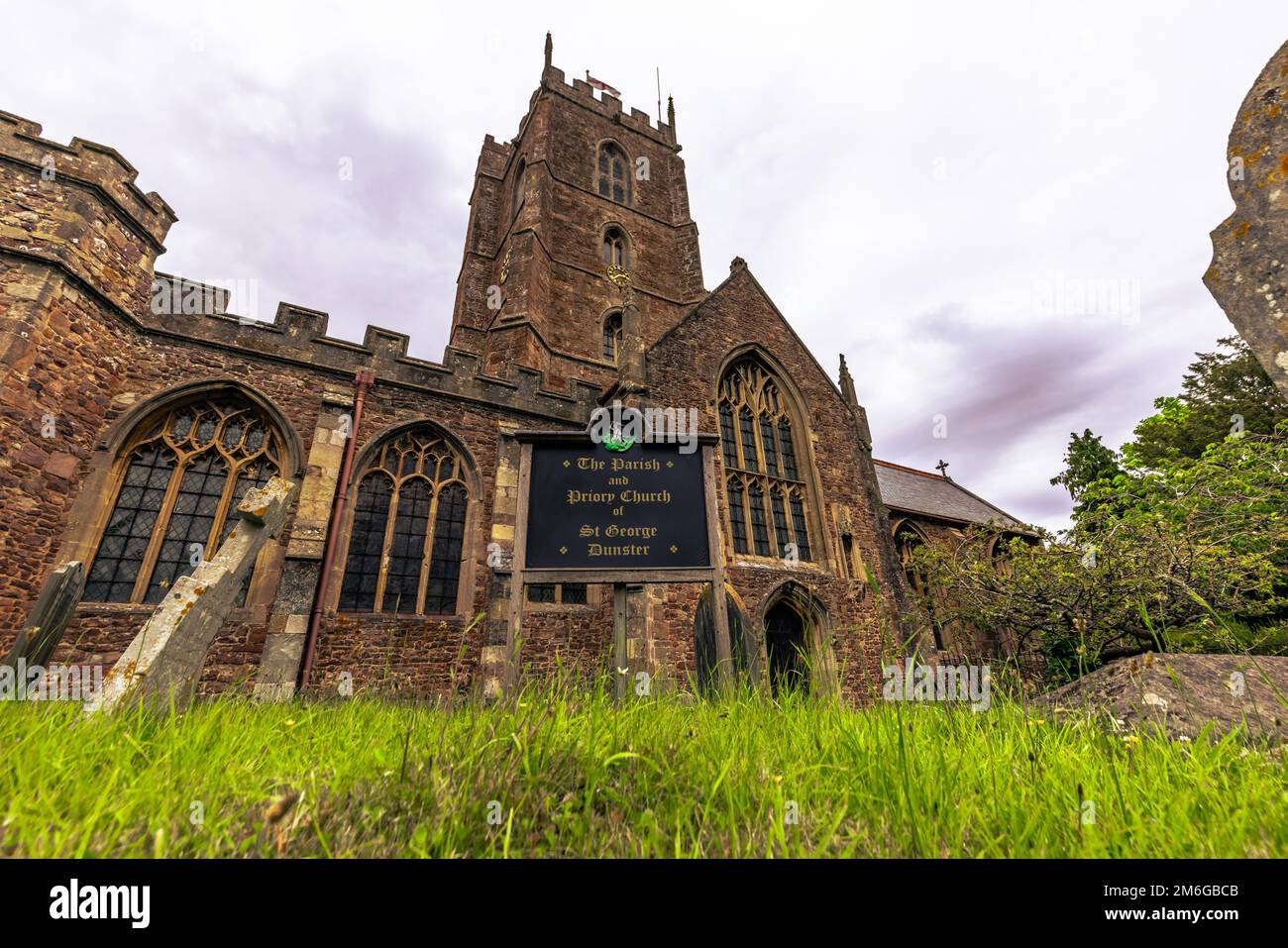 Dunster - May 29 2022: The old rural town of Dunster, England Stock ...