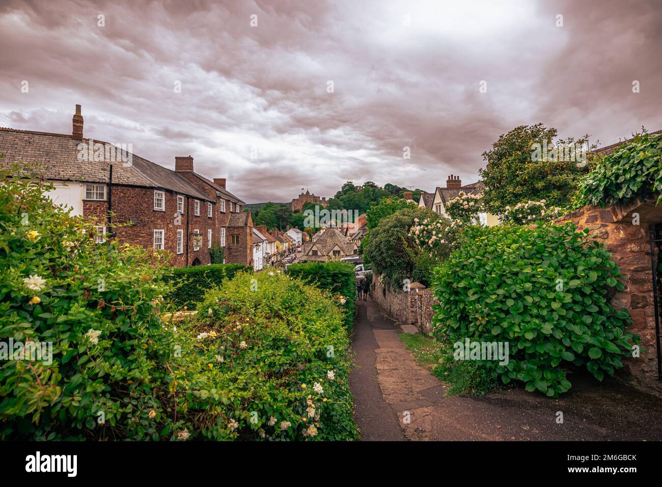 Dunster - May 29 2022: The old rural town of Dunster, England Stock ...
