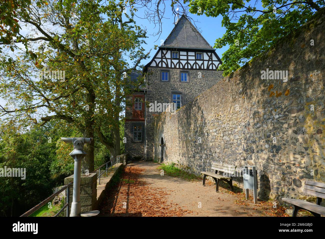 Schiffenberg Abbey in Giessen Stock Photo - Alamy