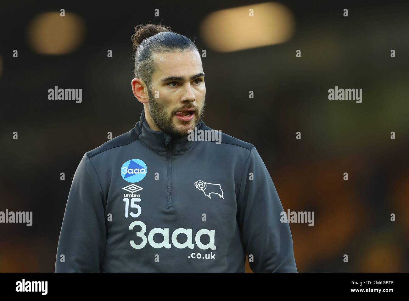 Bradley Johnson of Derby County - Norwich City v Derby County, Sky Bet ...