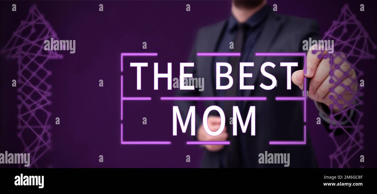 Handwriting text The Best Mom. Word Written on Appreciation for your ...