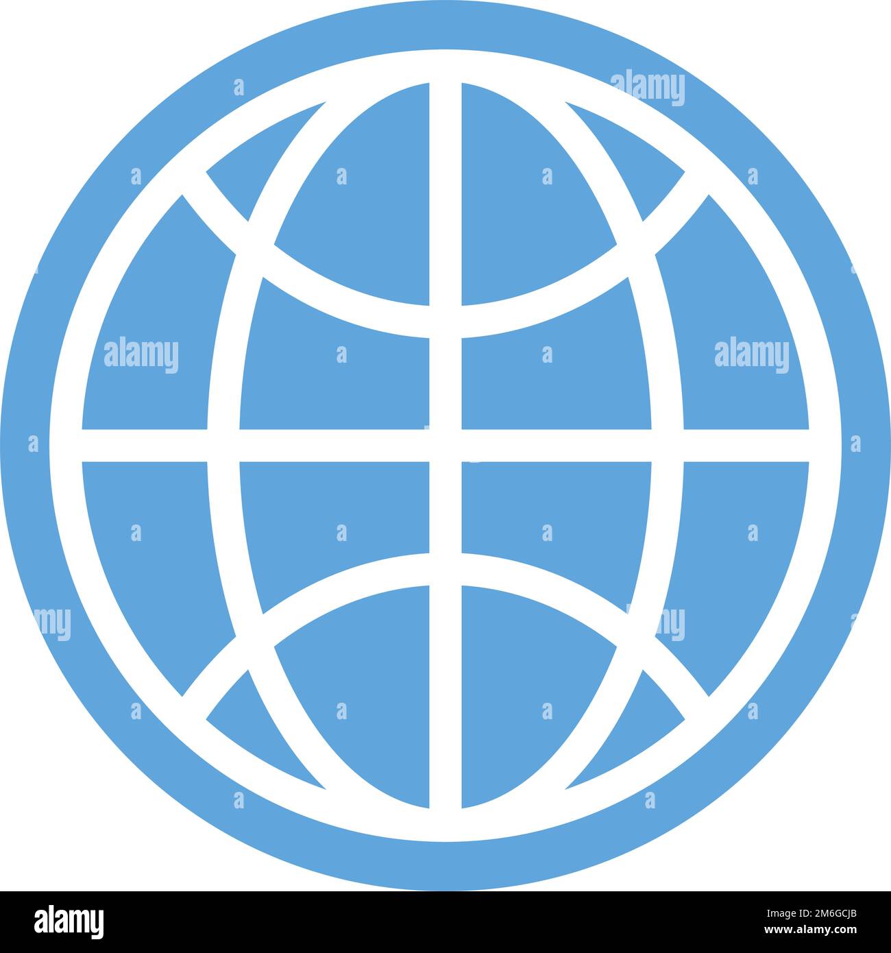 Earth Icon in Internet Web Browser. Editable vector Stock Vector Image & Art - Alamy