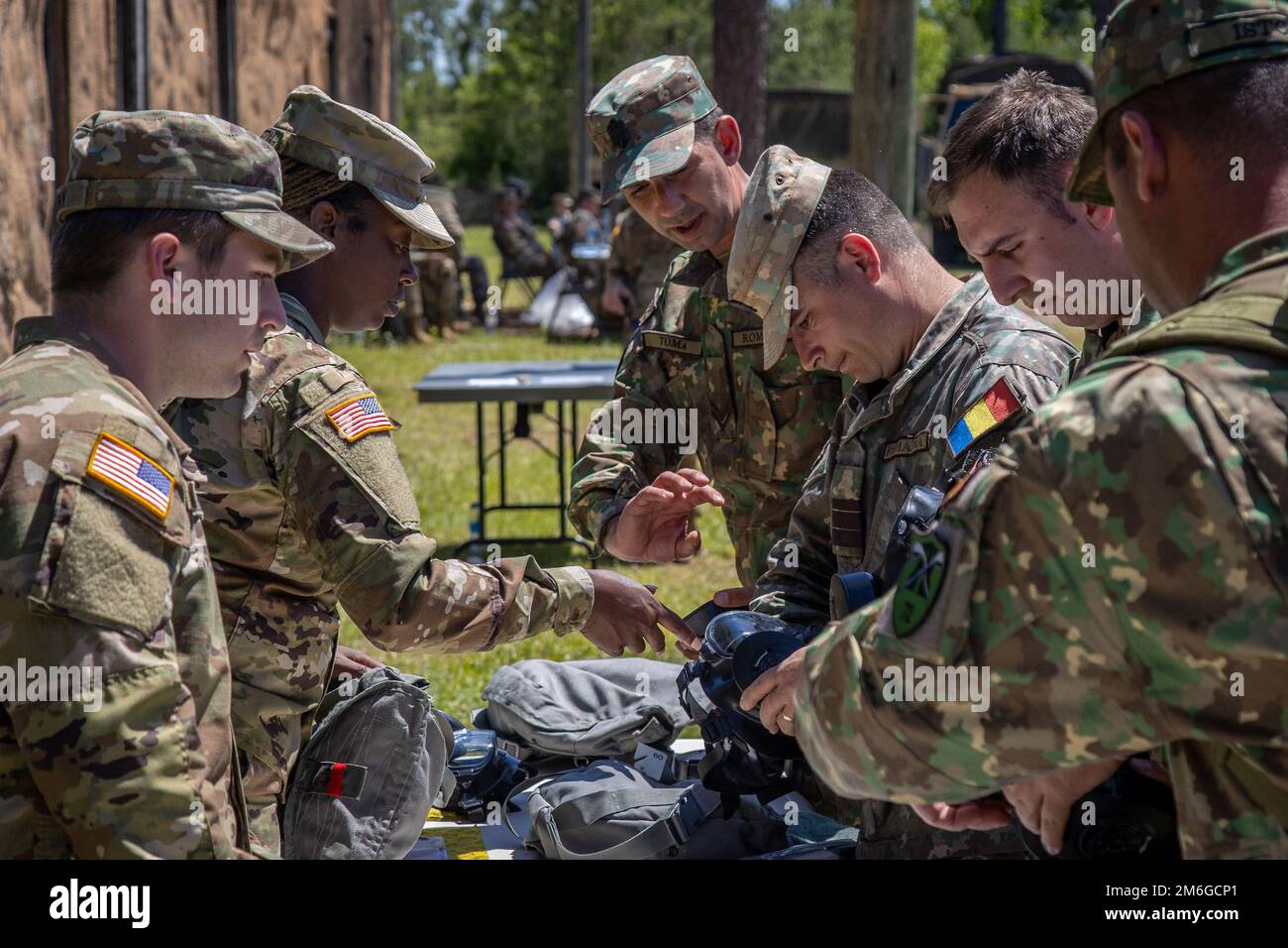 Soldiers from the Alabama National Guard's 31st CBRN Brigade and ...