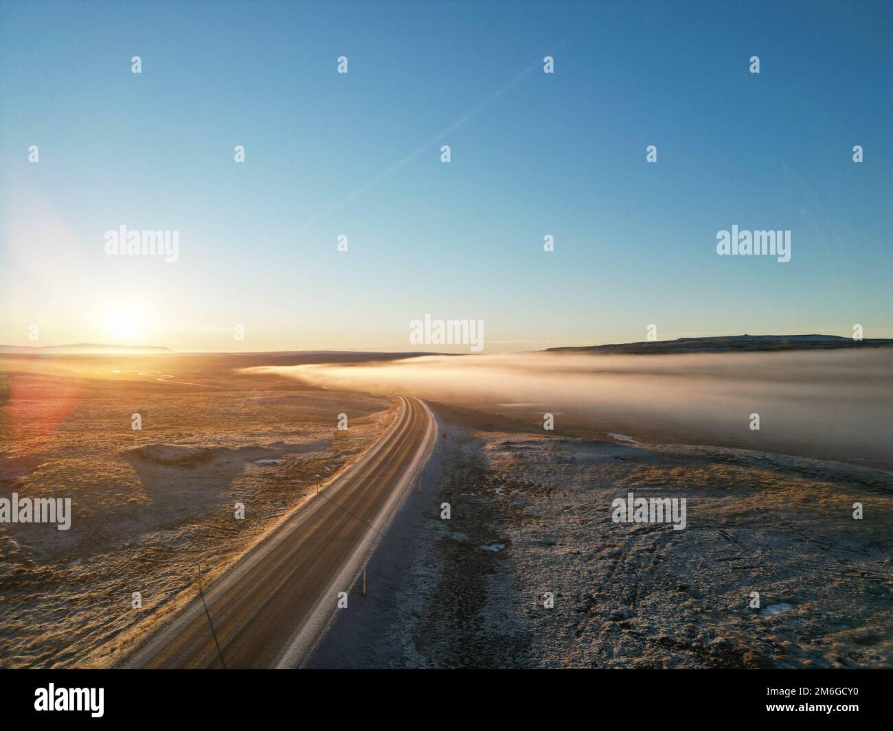 Sunset Iceland December 2022 Stock Photo - Alamy