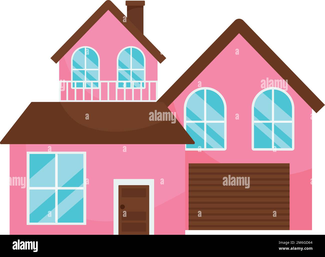 pink house icon Stock Vector Image & Art - Alamy