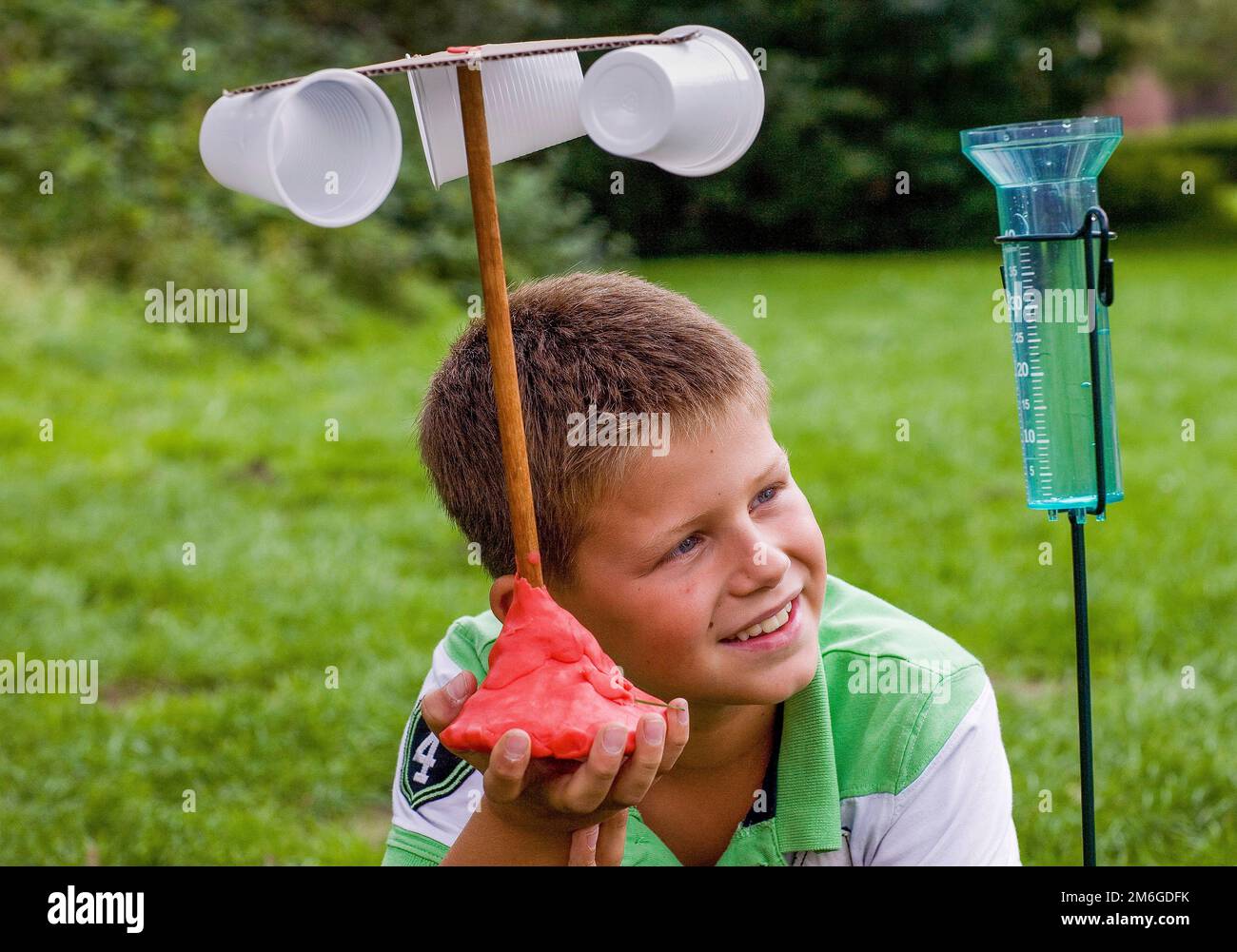 Homemade Anemometer For Kids