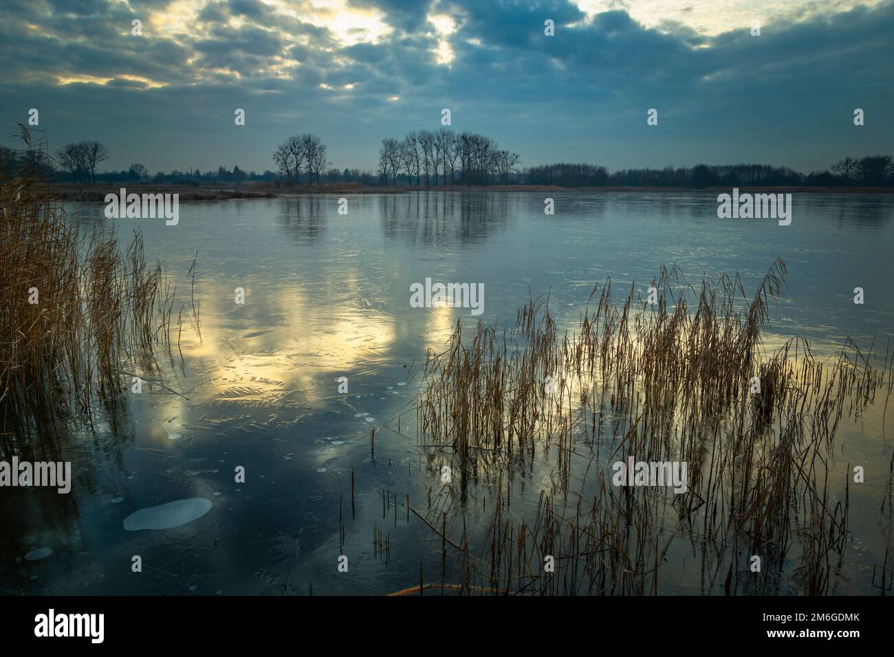 Cloud reflection on lake surface hi-res stock photography and images ...