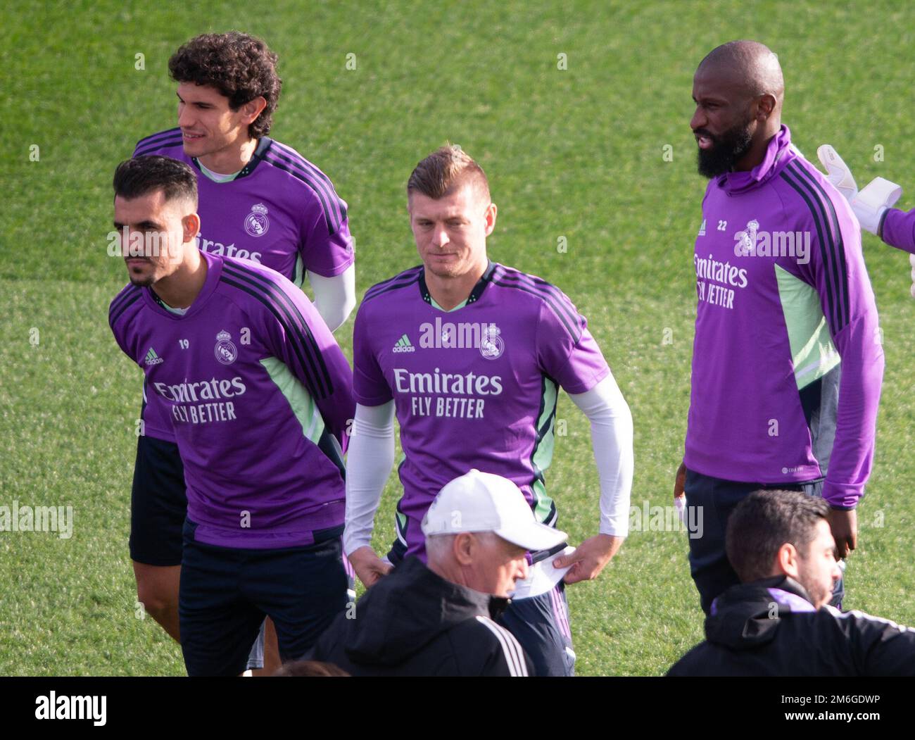 2nd January 2023: Stadium Alfredo Di Stefano, Madrid, Real Madrid CF ...