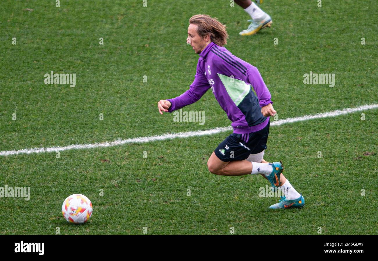 2nd January 2023: Stadium Alfredo Di Stefano, Madrid, Real Madrid CF ...