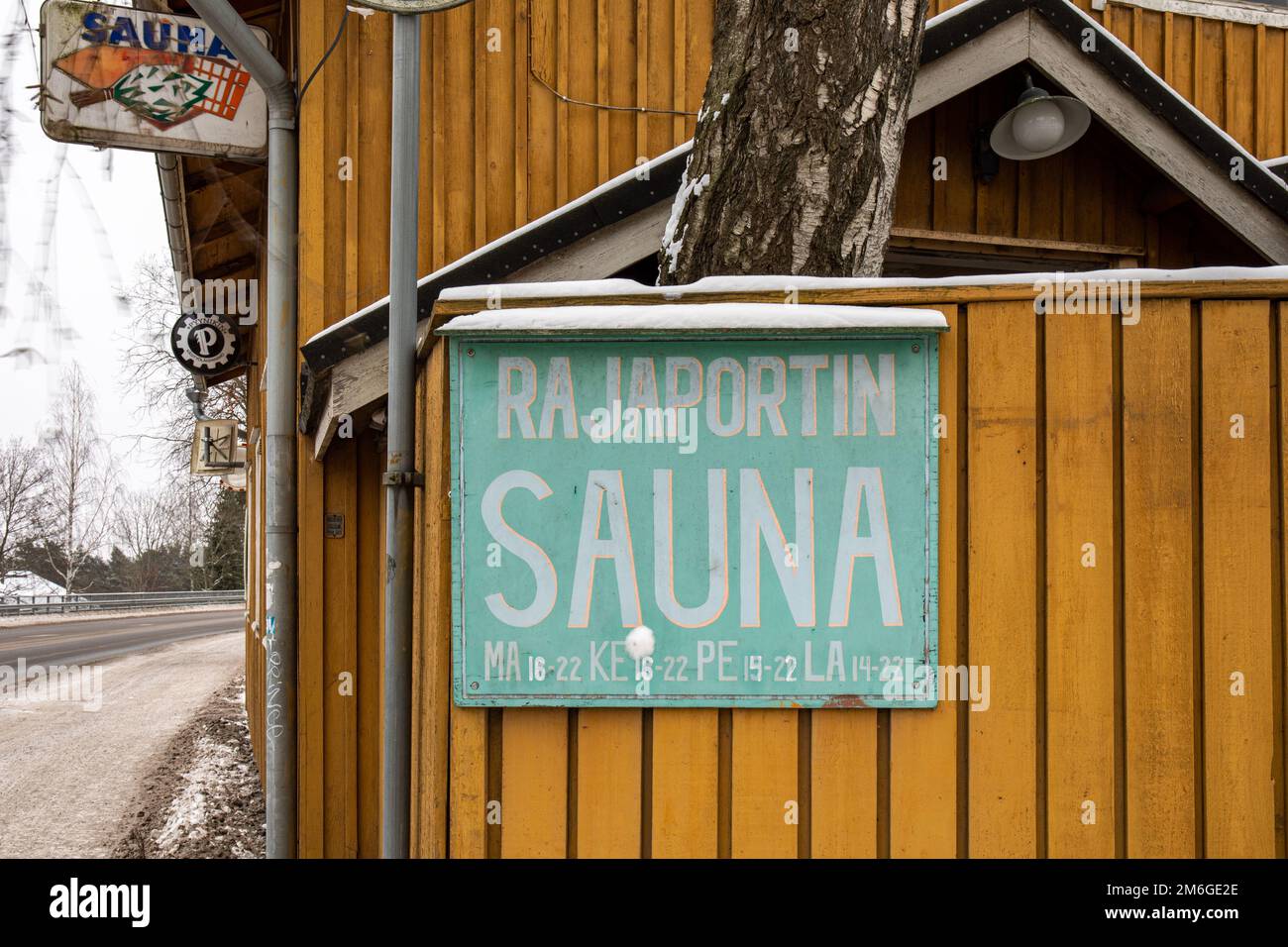 Rajaportin sauna hi-res stock photography and images - Alamy
