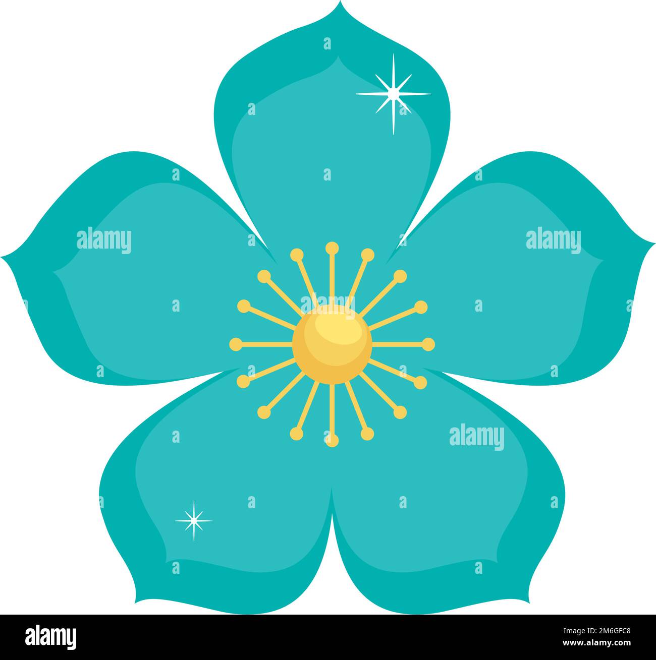 blue chinese flower Stock Vector Image & Art - Alamy