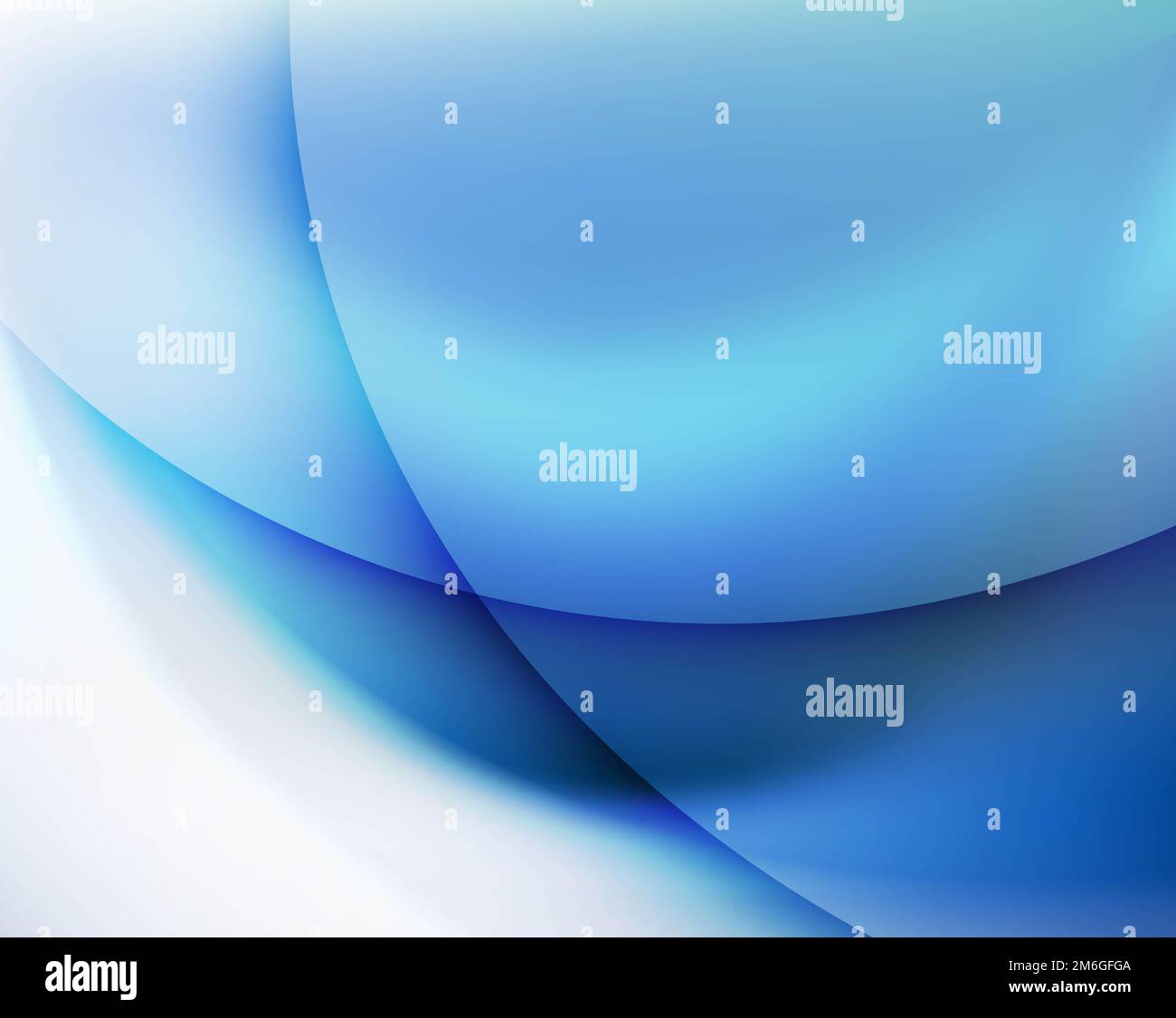 Blue Abstract Backgrond With White Frame Stock Photo - Alamy