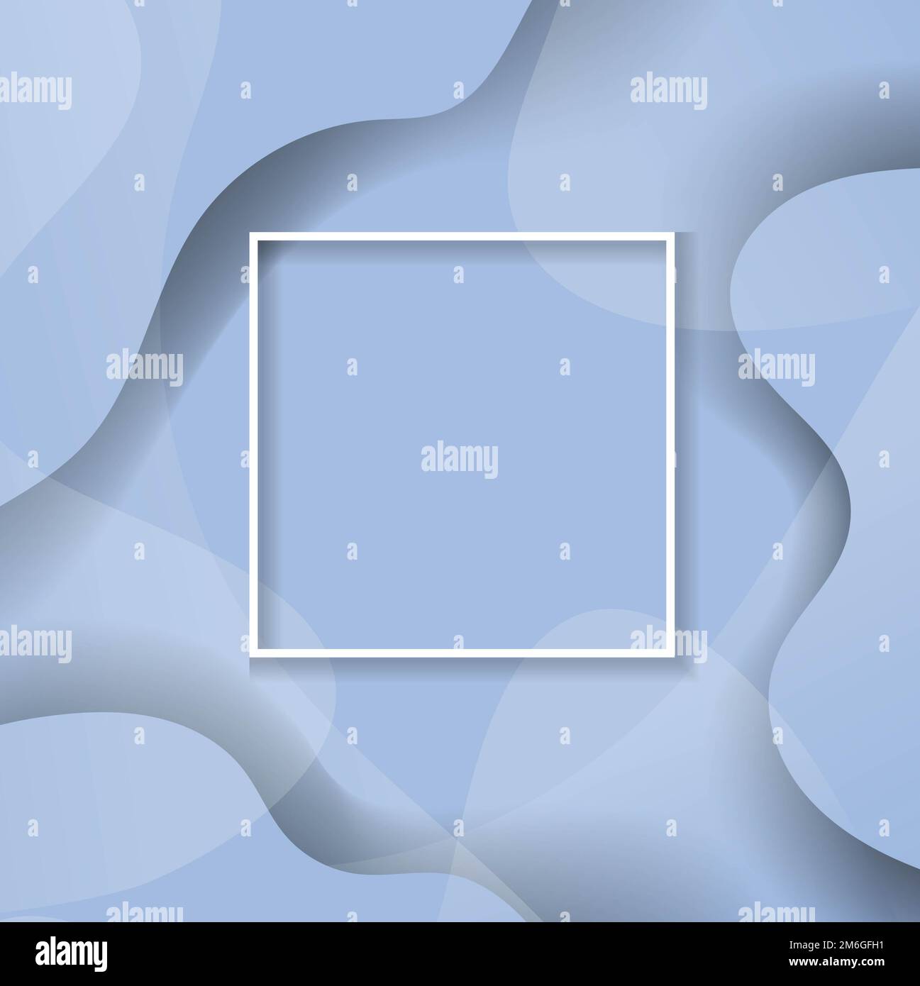 Abstract Blue Background With Line And Frame Stock Photo - Alamy