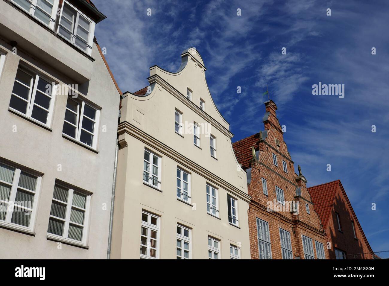 House gable in the Hanseatic city of GÃ¼strow Stock Photo - Alamy