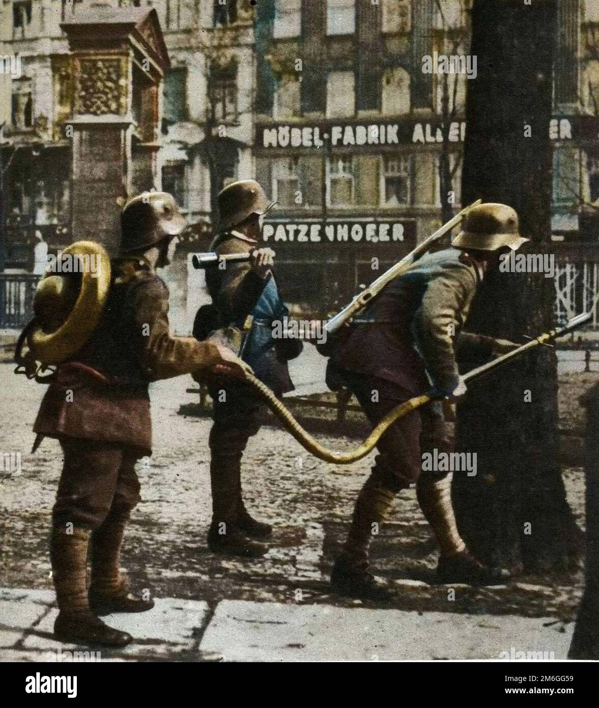 Spartakist uprising - Revolte spartakiste de mars 1919 en Allemagne ...
