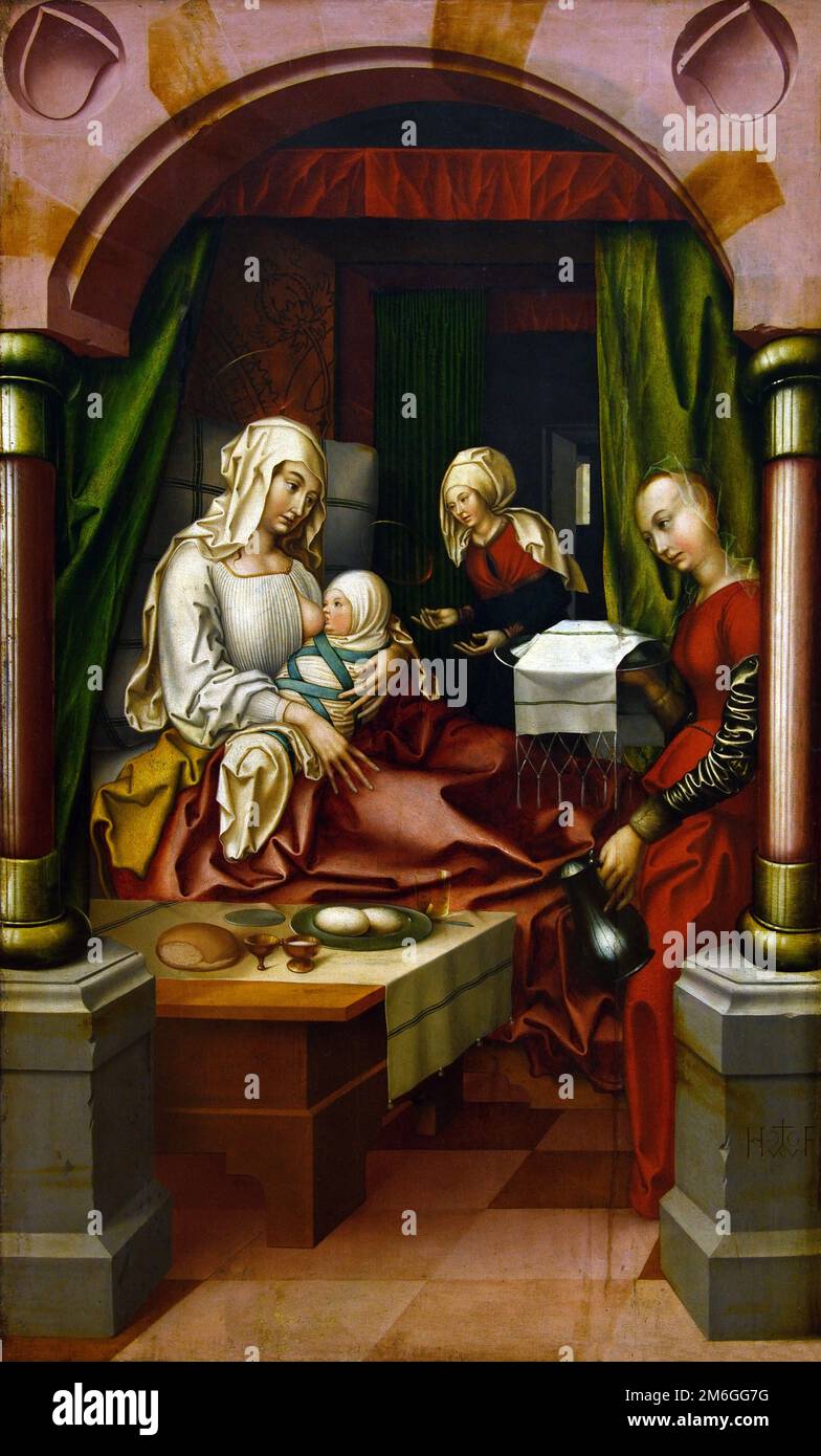 Birth of the virgin 1512 painter hi-res stock photography and images - Alamy