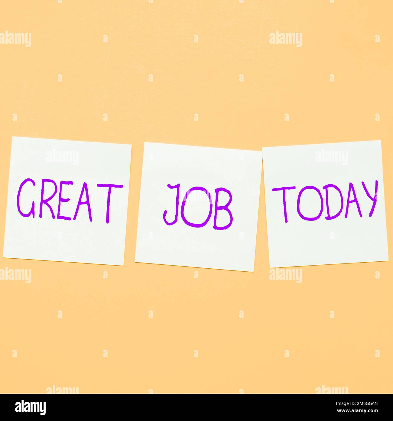 Conceptual display Great Job Today. Business approach used praising someone for something they ...