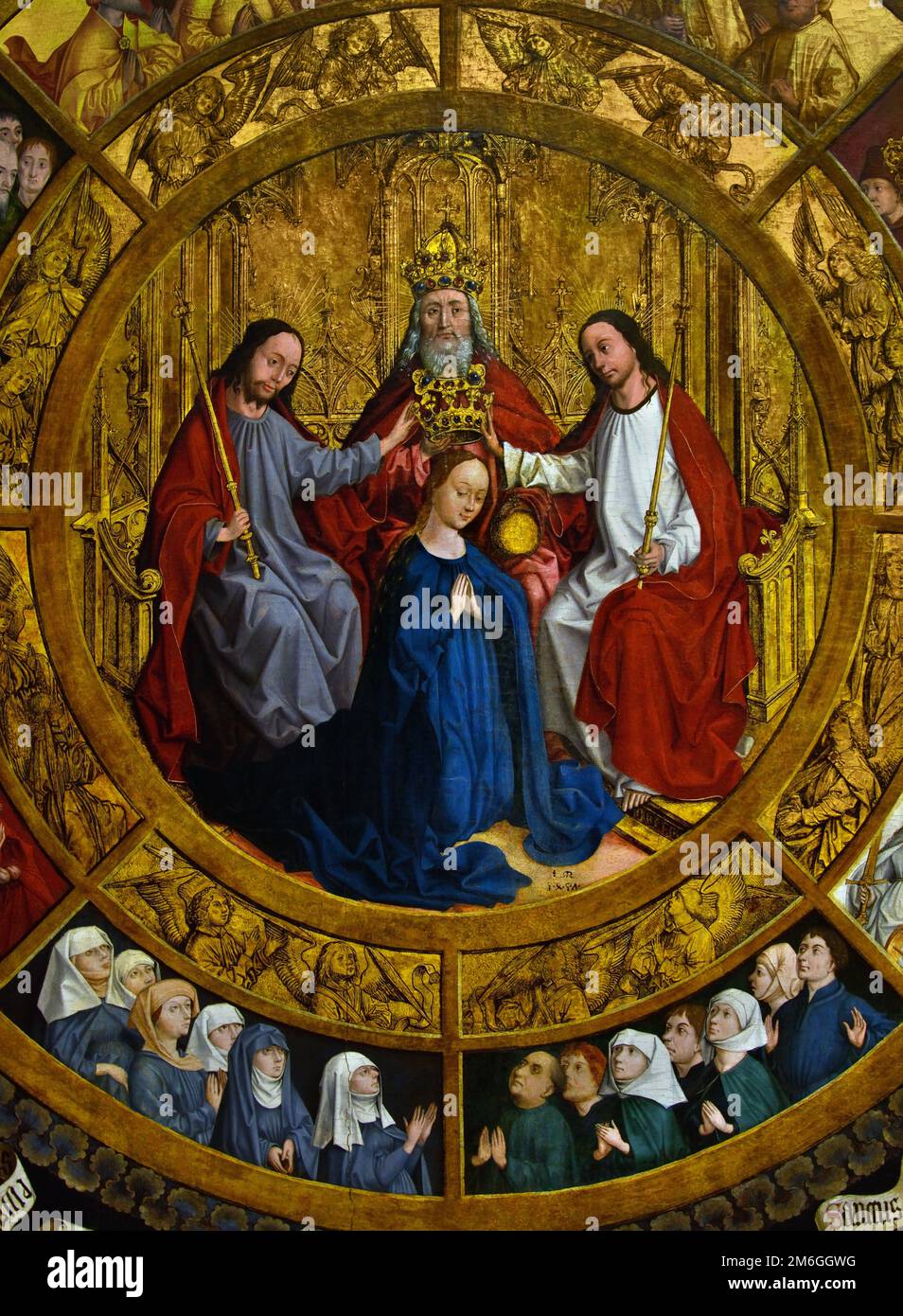 The Coronation of Mary in the Circle of Angels and Saints, 1470 by ...