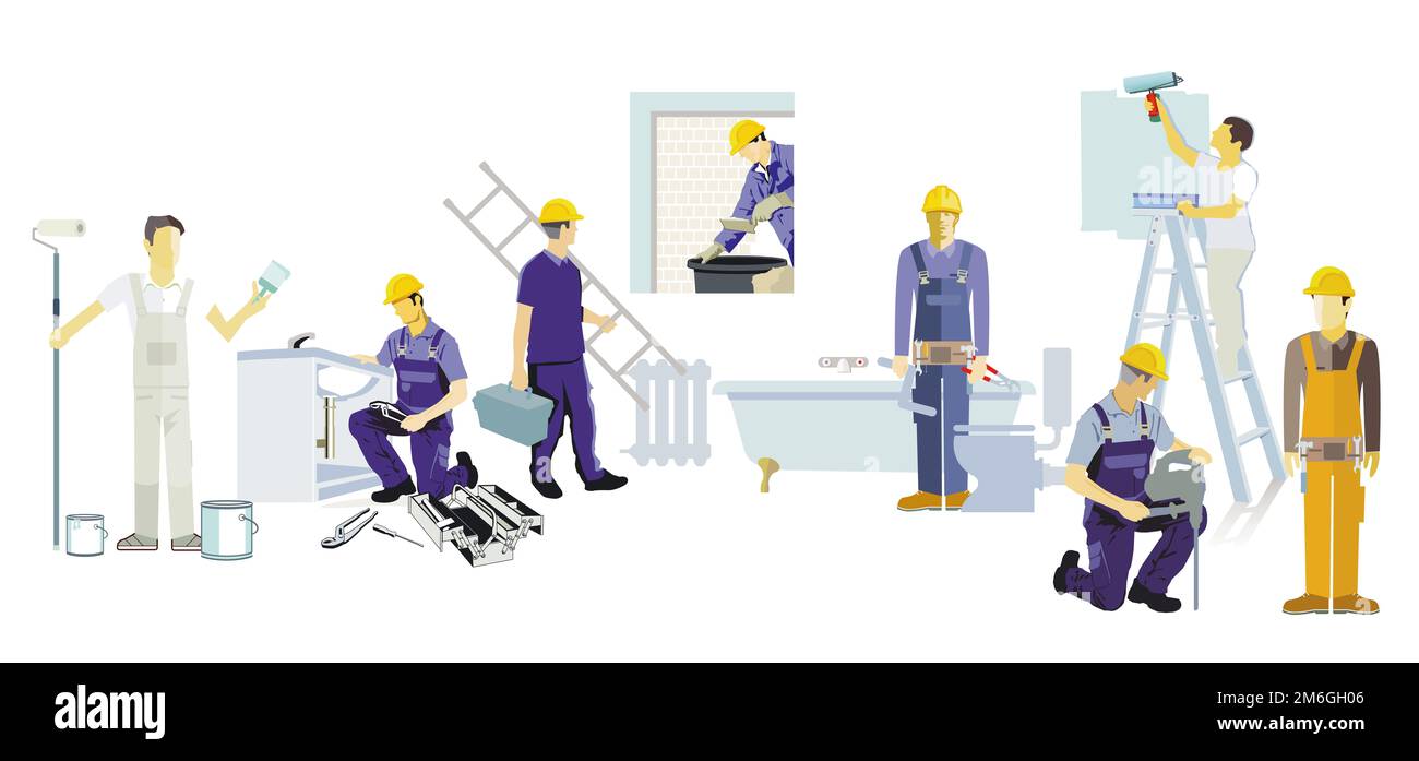 Group project illustration hi-res stock photography and images - Alamy