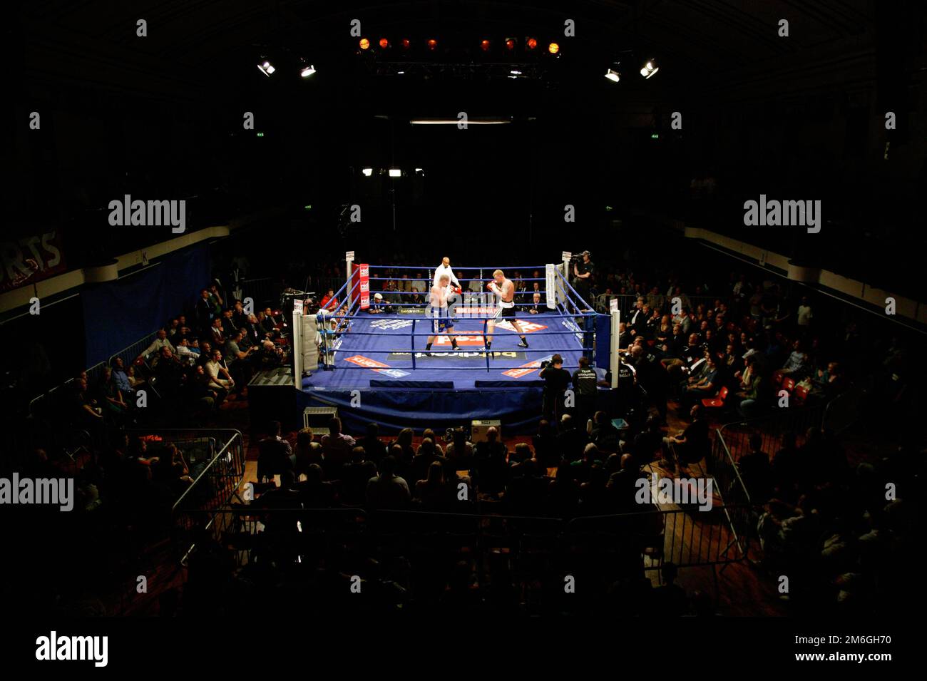 boxers fight during the undercard of Ian Napa of England versus Carmelo ...