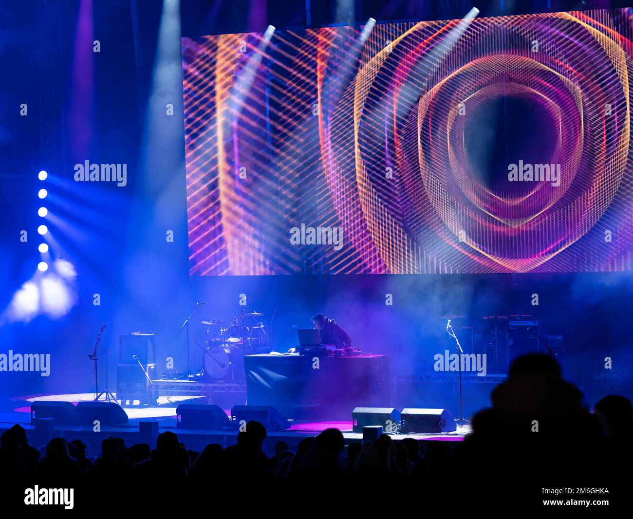 DJ Boogie at Hogmanay celebration event, Princes Street Gardens ...