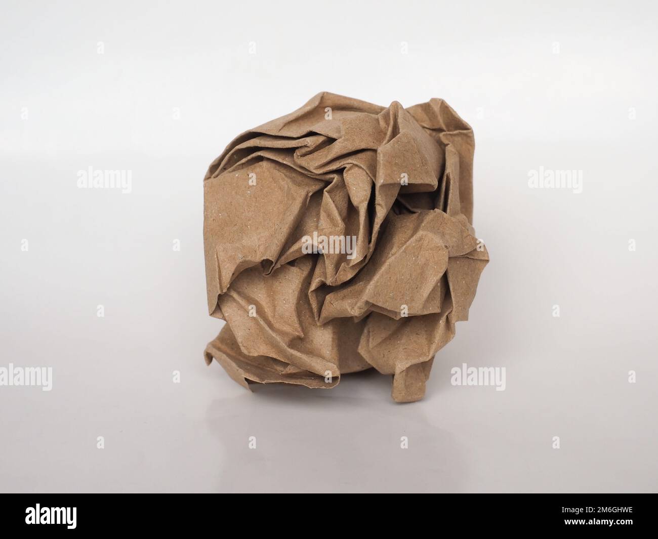 Crumpled paper ball Stock Photo - Alamy