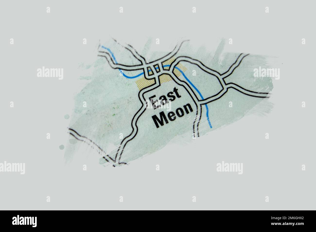 East Meon village, Hampshire, United Kingdom atlas map town name ...