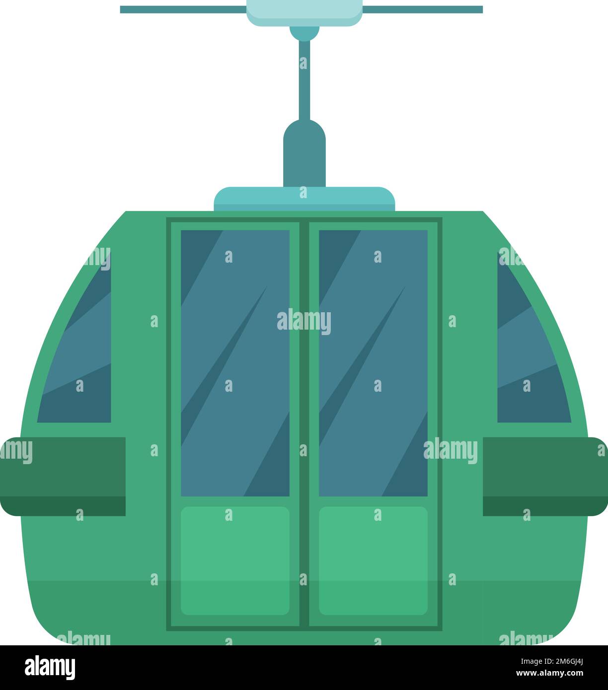 Cabin cable railway ropeway Stock Vector Images - Alamy