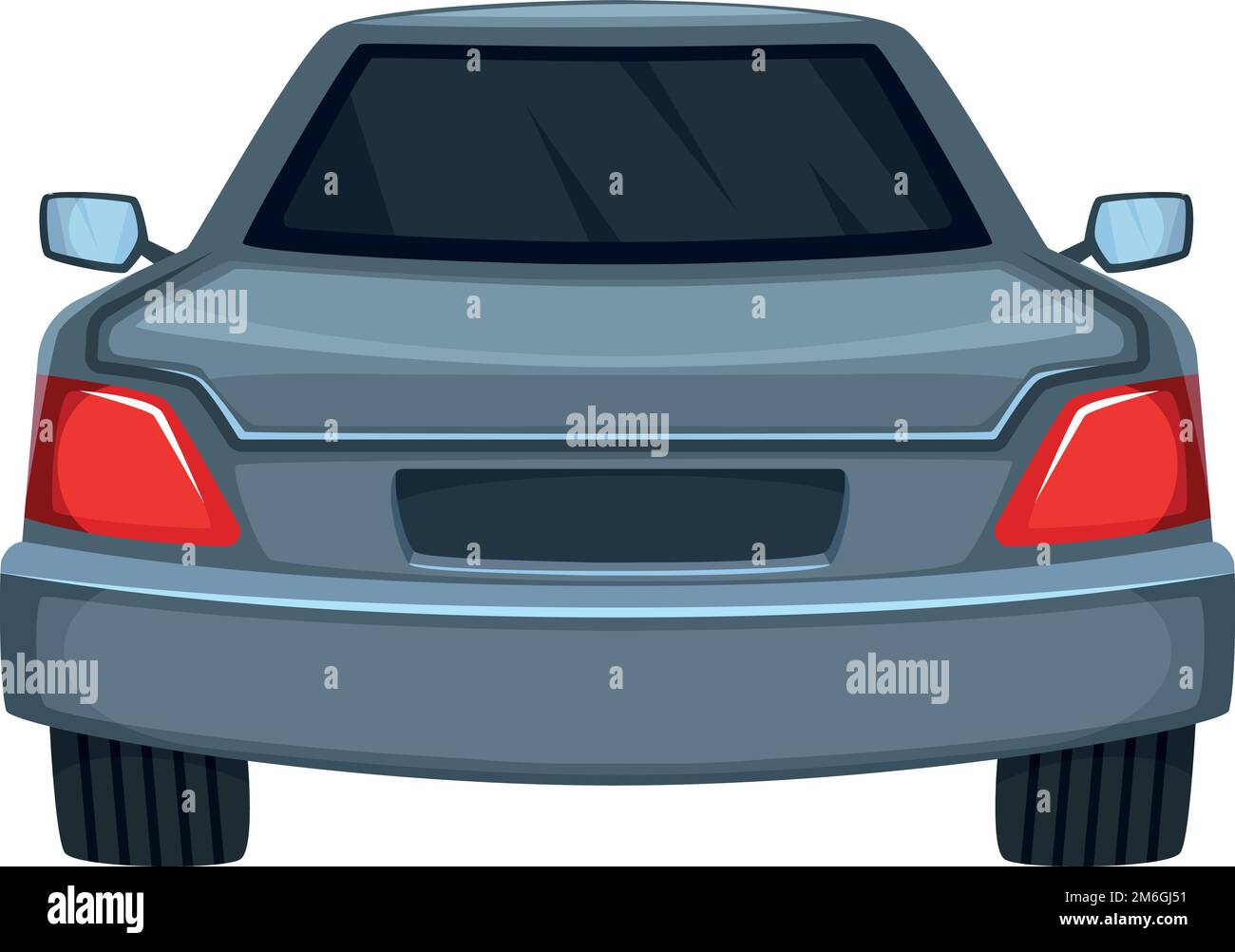 Gray sedan rear view. Car cartoon icon Stock Vector Image & Art - Alamy Gray sedan rear view. Car cartoon icon Stock Vector Image & Art - Alamy