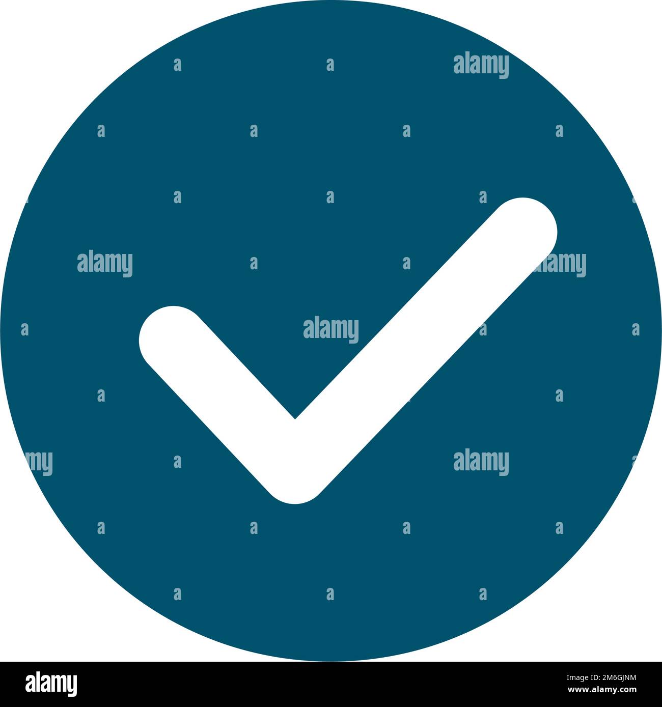 Round check box silhouette icon. Editable vector Stock Vector Image ...