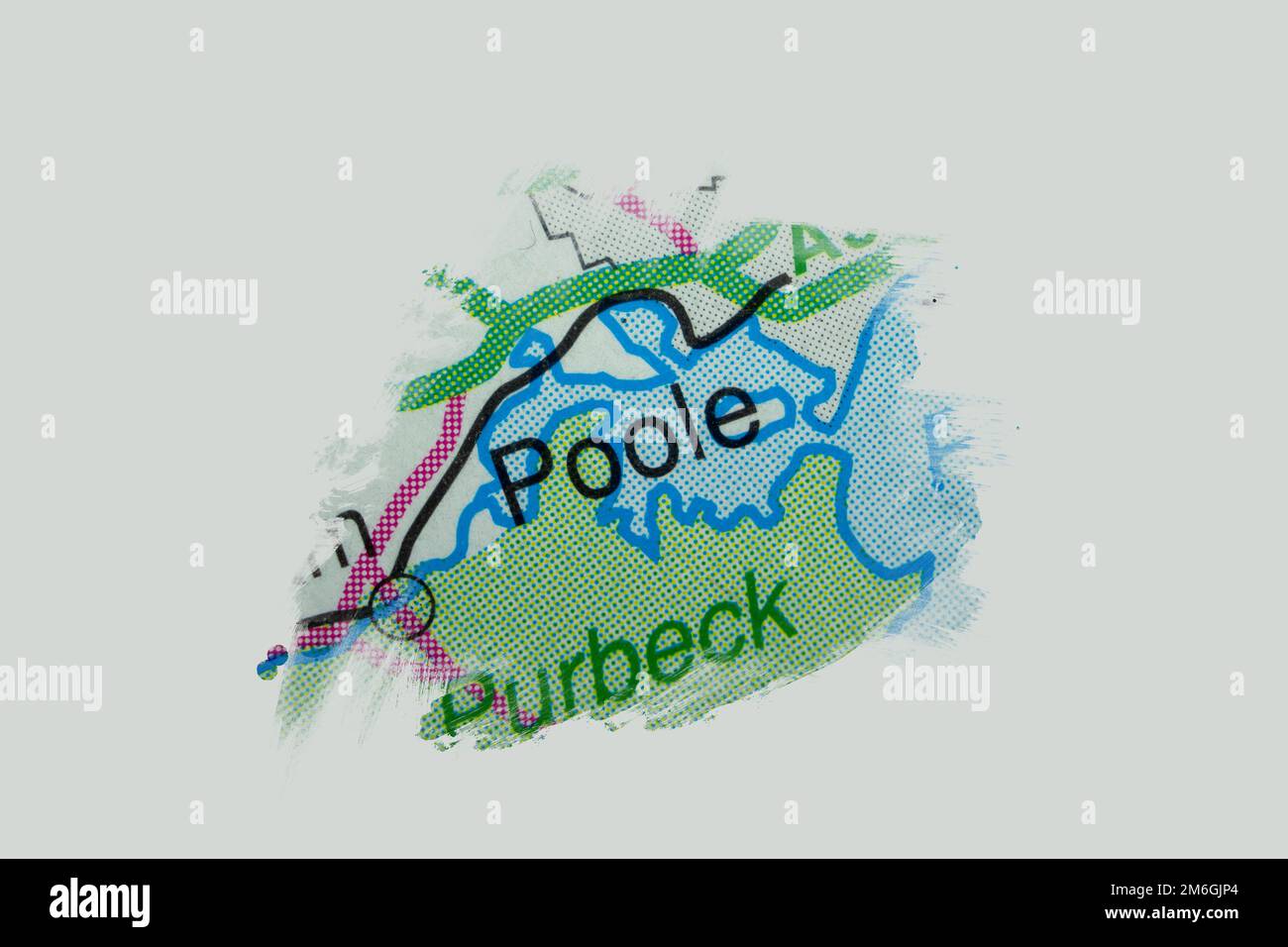 Poole maps hi-res stock photography and images - Alamy