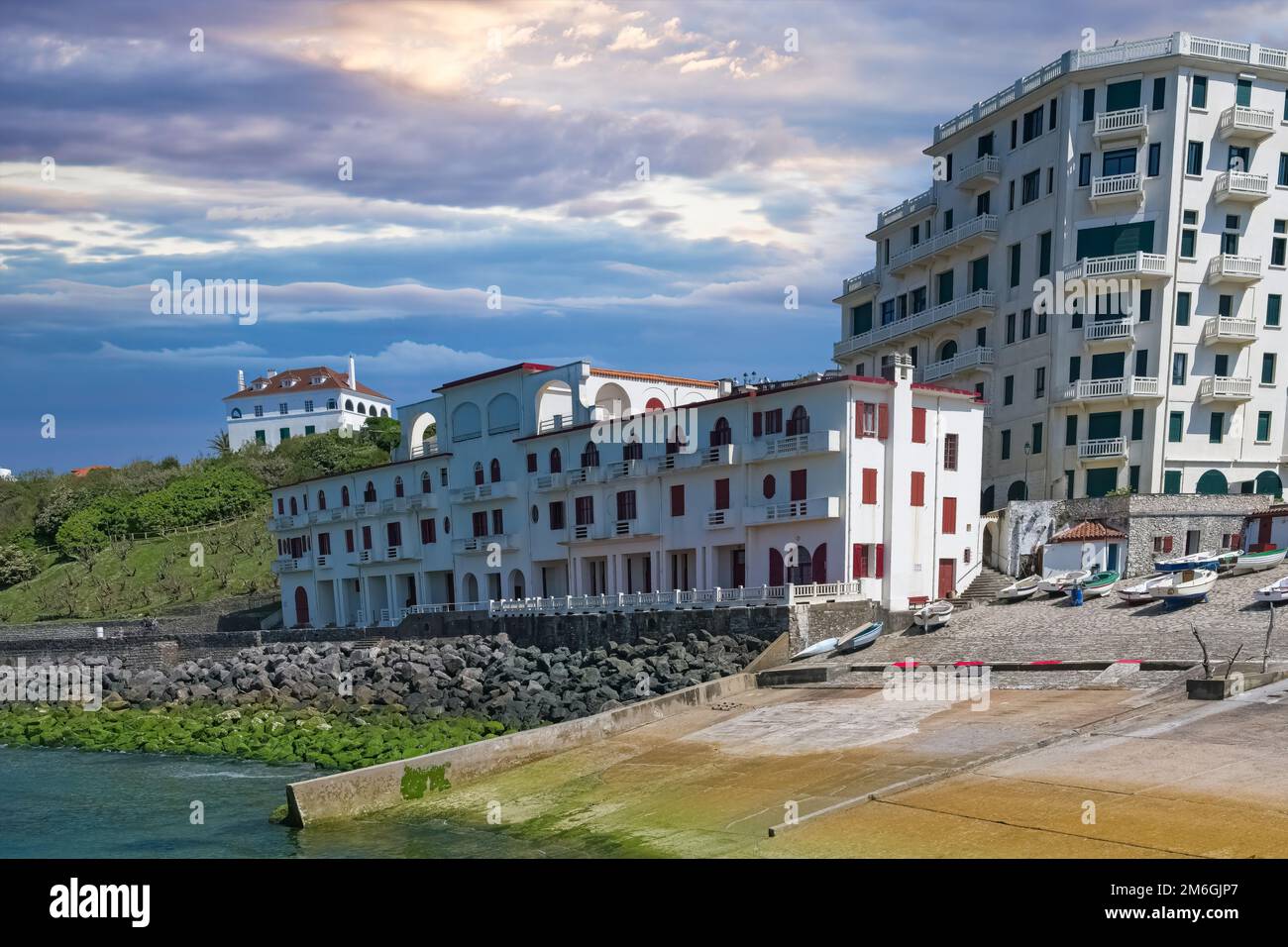 Beautiful landscape port vieux beach hi-res stock photography and ...