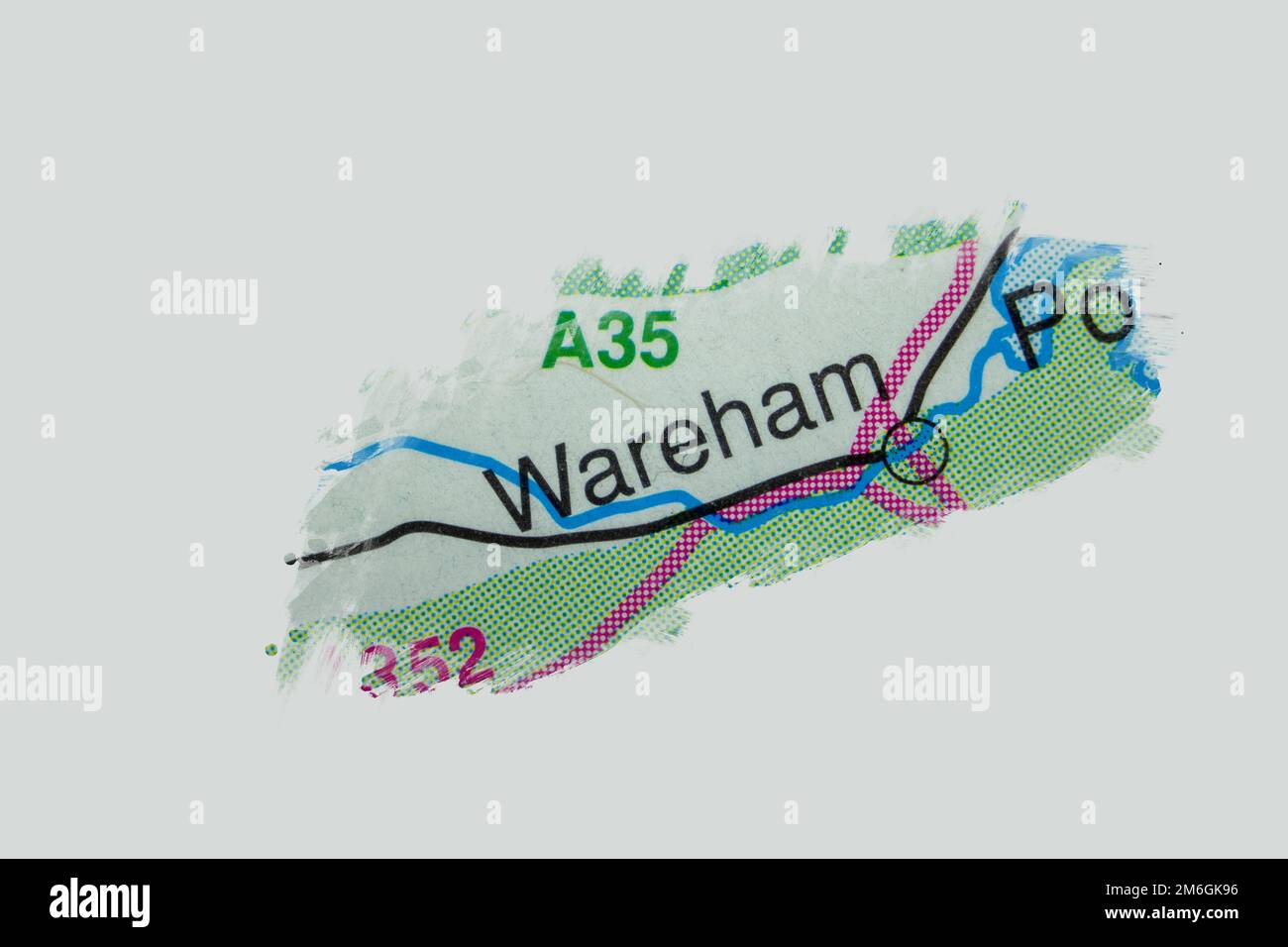 Wareham map hi-res stock photography and images - Alamy