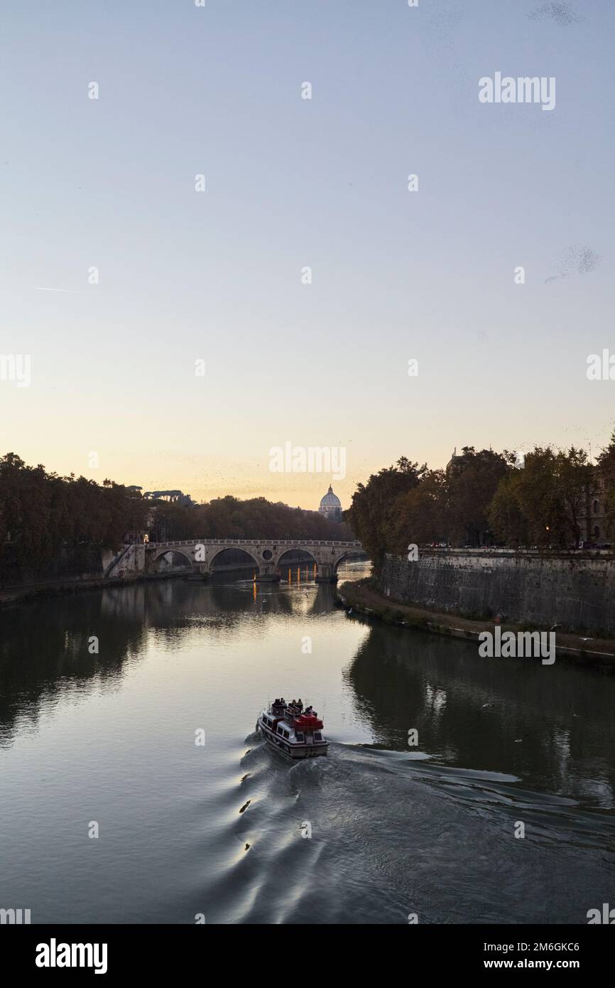 Starlings murmuration rome hi-res stock photography and images - Alamy