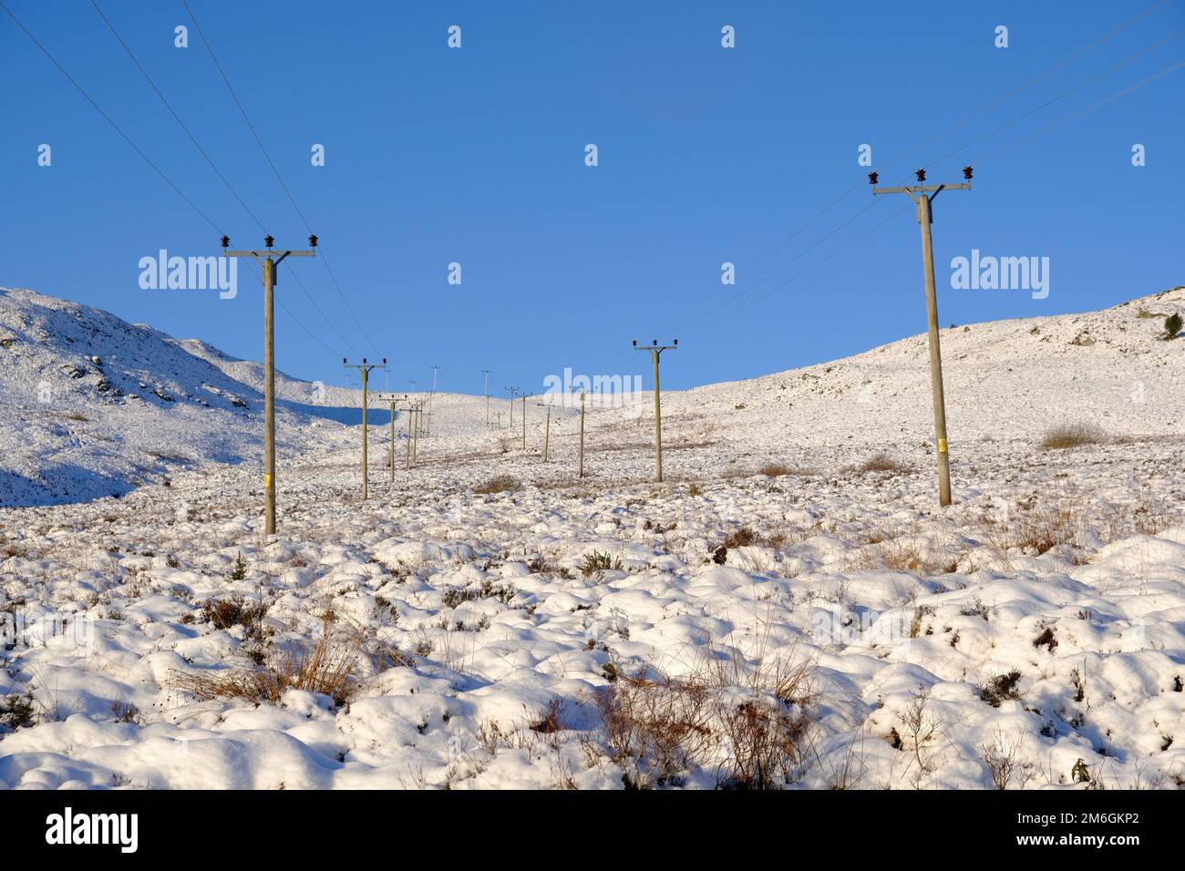 Telephone poles and wires hi-res stock photography and images - Alamy
