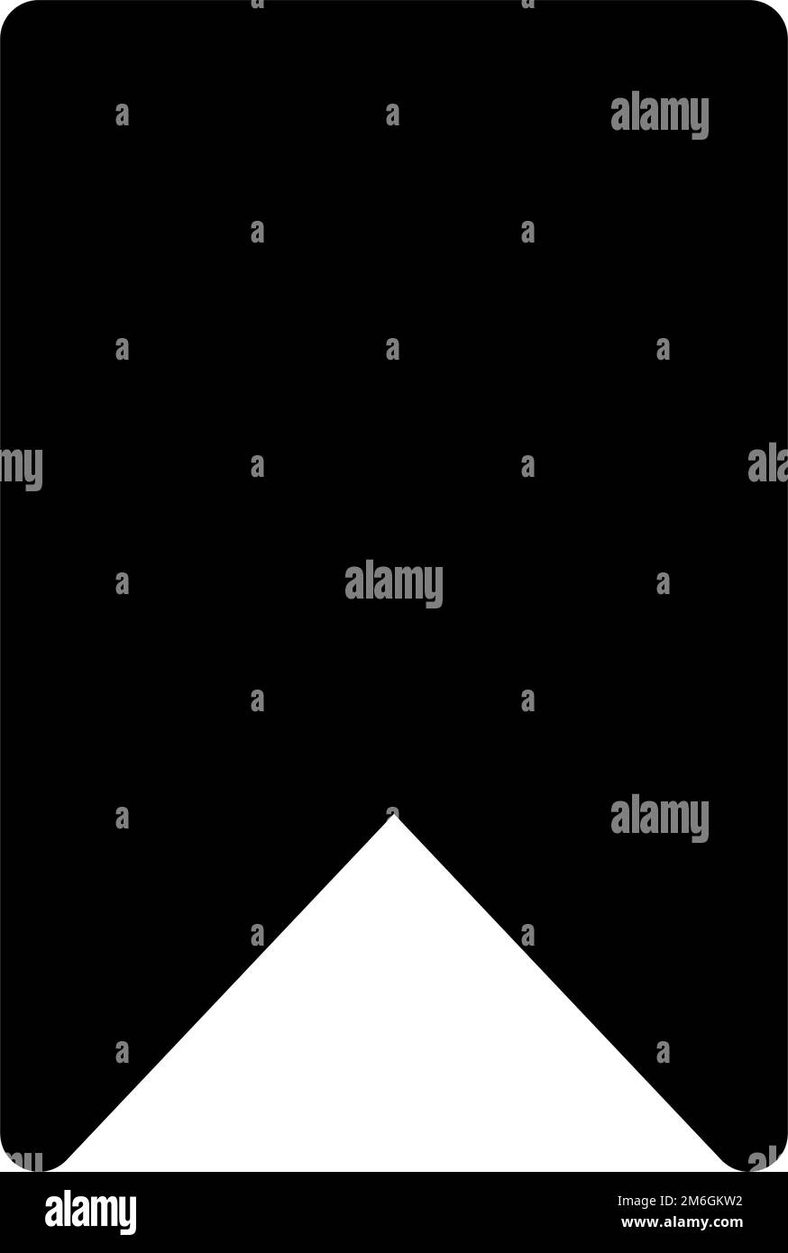 Simple bookmark silhouette icon. Marker. Bookmark for reading. Editable ...