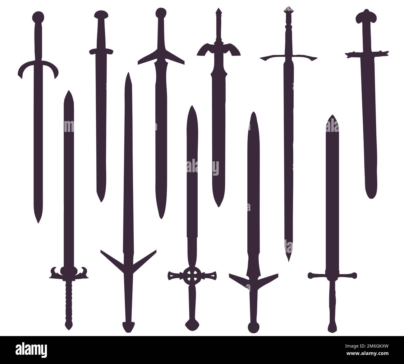 Slash weapons Stock Vector Images - Alamy