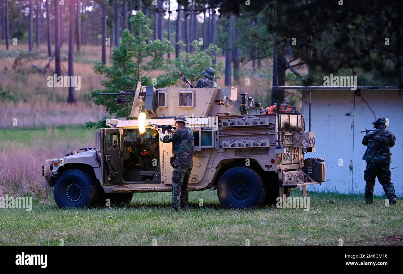 Enemy role players engage Special Forces candidates assigned to the U.S ...