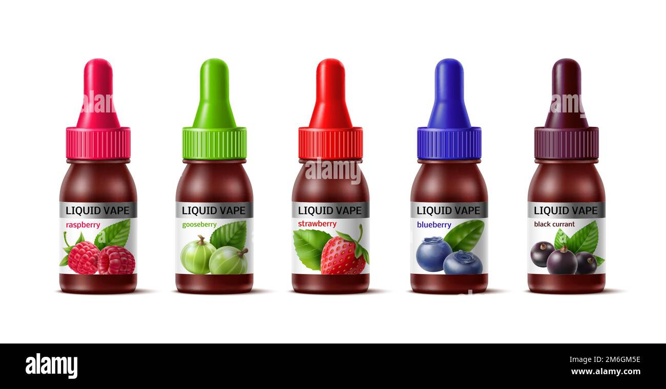 Vape flavours Stock Vector Images - Alamy