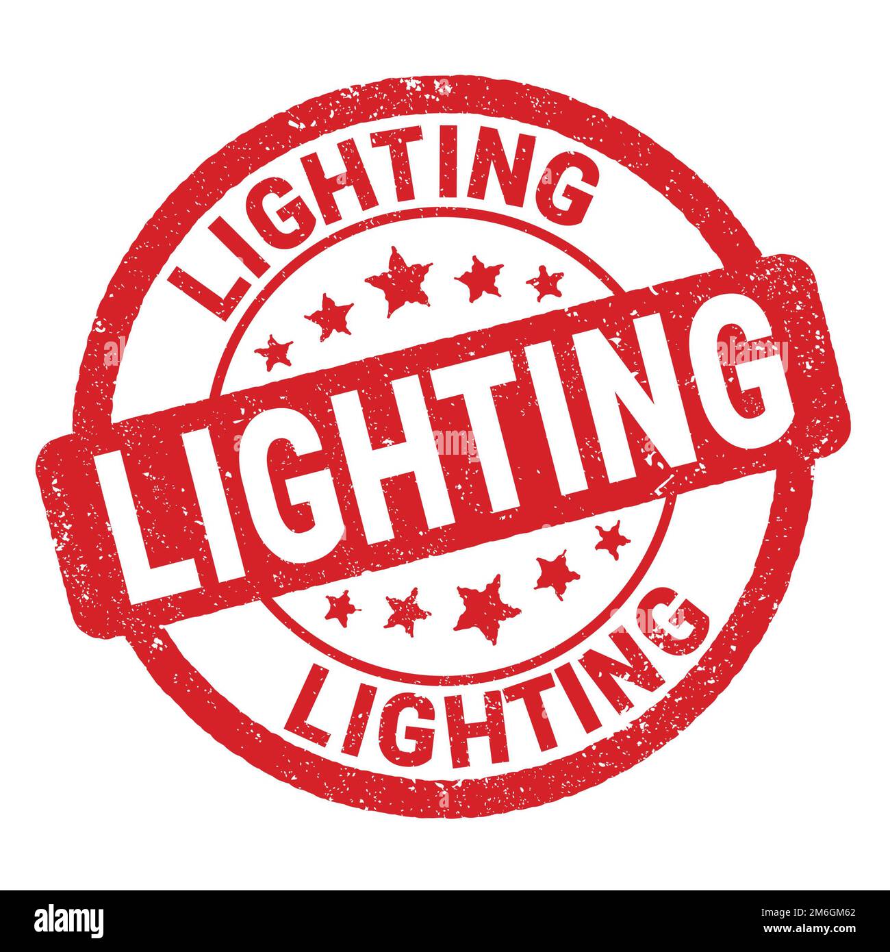 LIGHTING text written on red grungy stamp sign Stock Photo - Alamy