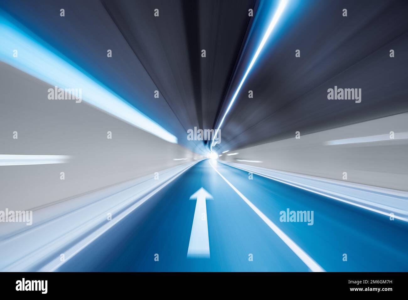 Inside the tunnel scene Stock Photo - Alamy