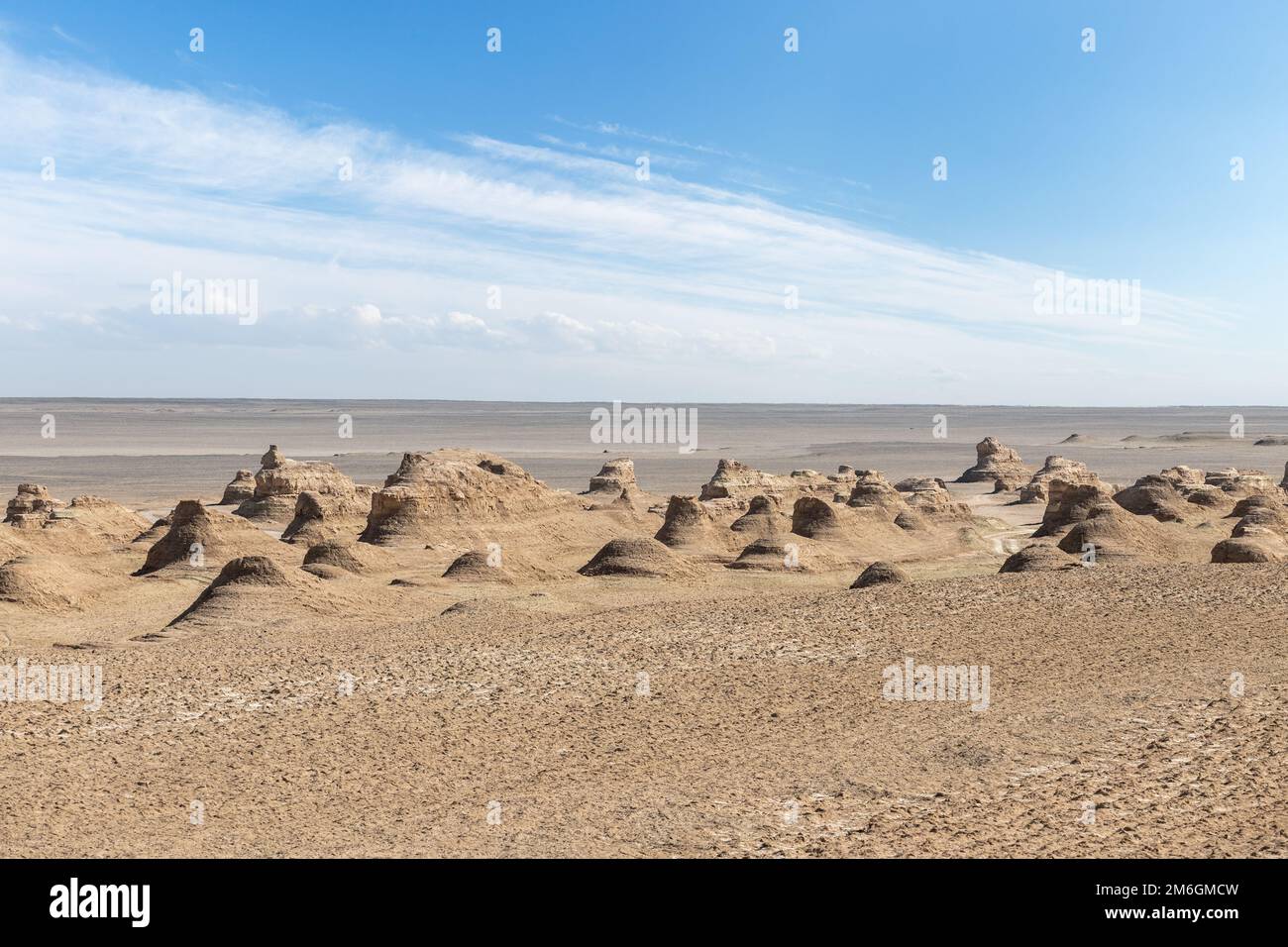 Wind erosion landscape in western wilderness Stock Photo - Alamy