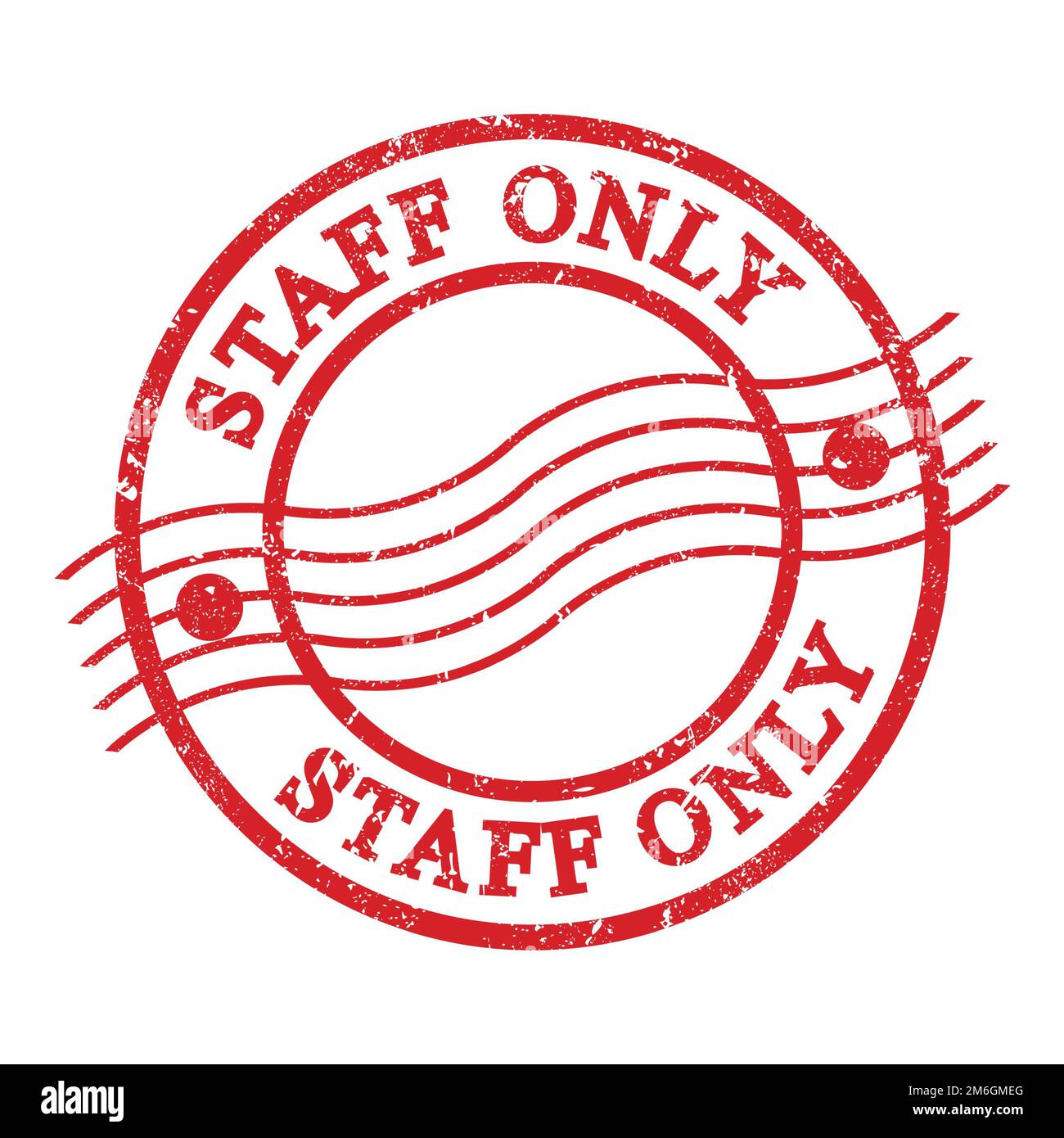 Staff only stamp hi-res stock photography and images - Alamy