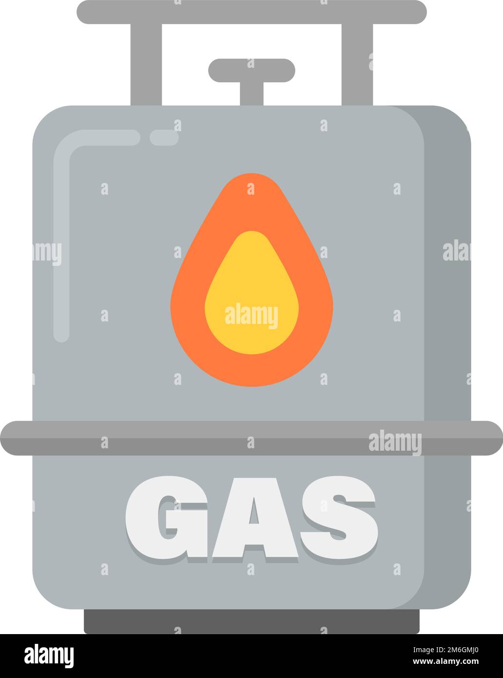 Propane gas cylinder icon. Household fuel. Editable vector Stock Vector ...
