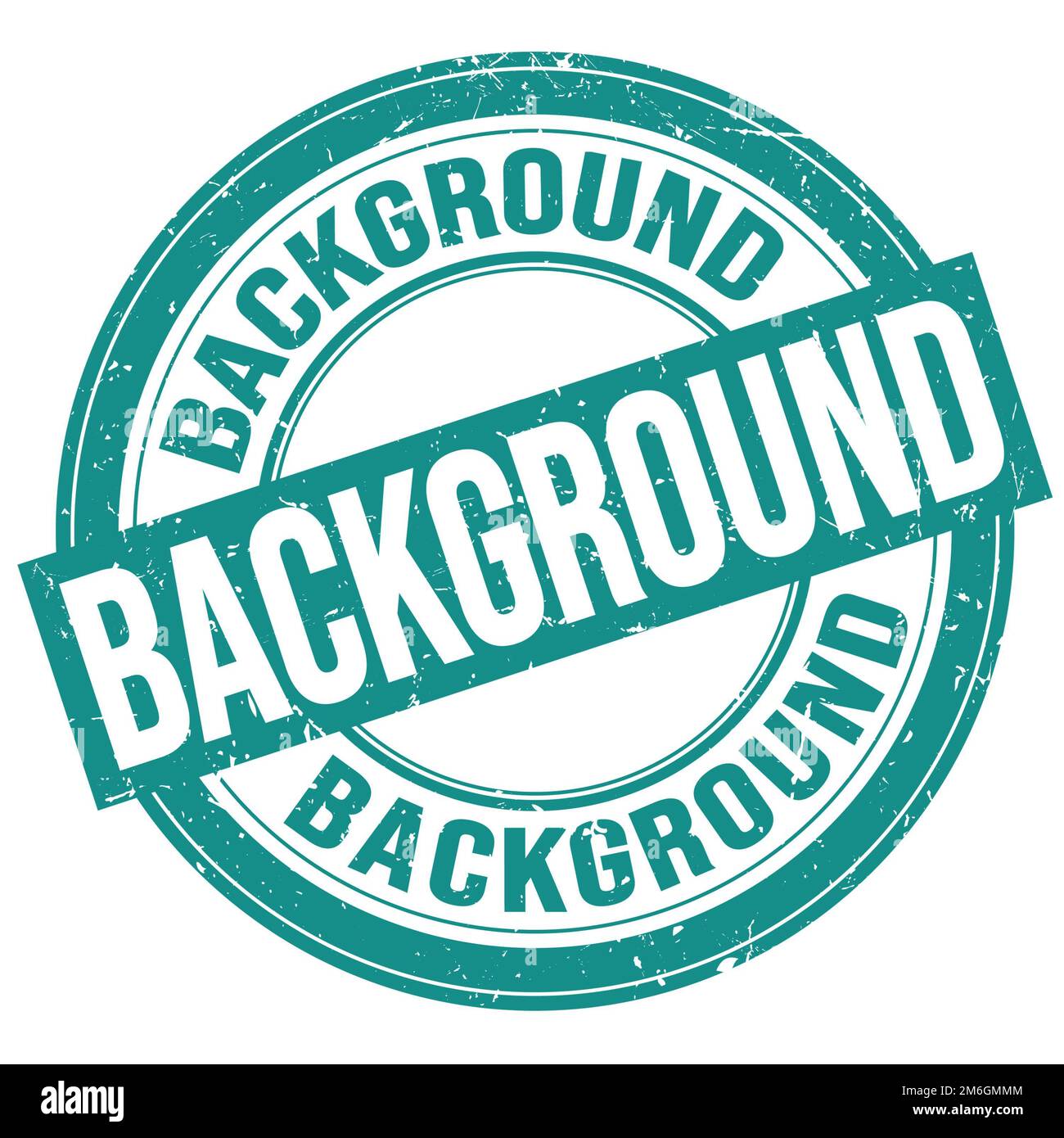 BACKGROUND text written on blue round grungy stamp sign Stock Photo - Alamy