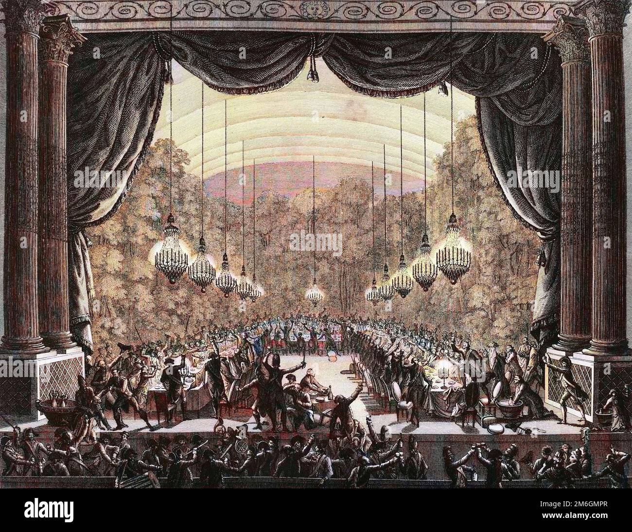 Revolution francaise de 1789 - French Revolution: Banquet des gardes du ...