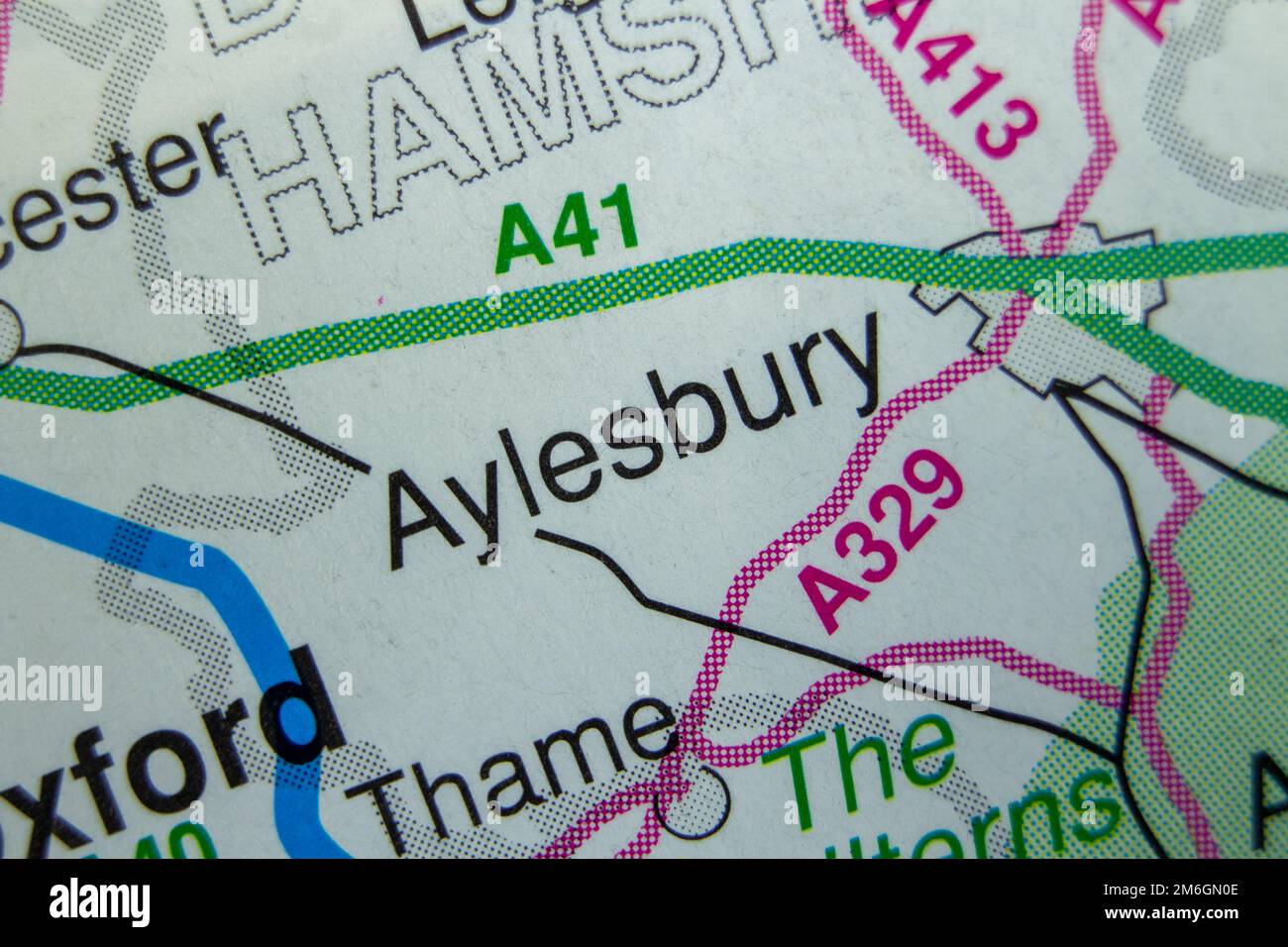 Aylesbury map hi-res stock photography and images - Alamy