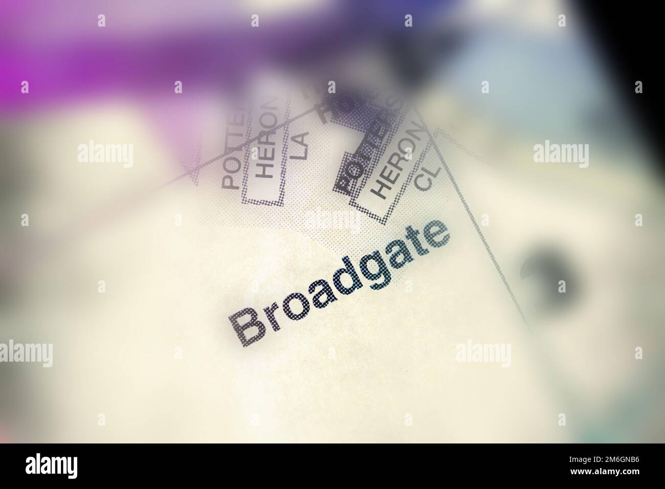 Broadgate village, Hampshire, United Kingdom atlas map town name ...